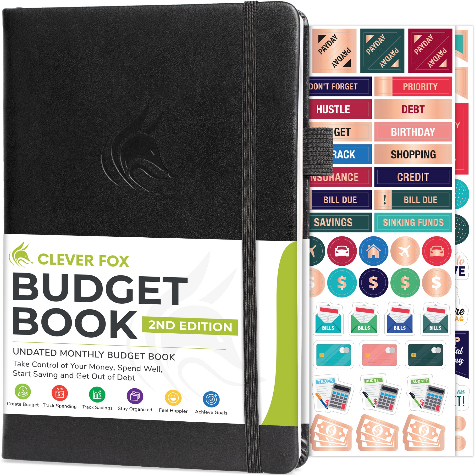 Budget Book 2.0 - Master Spending, Saving & Investing – Clever Fox®