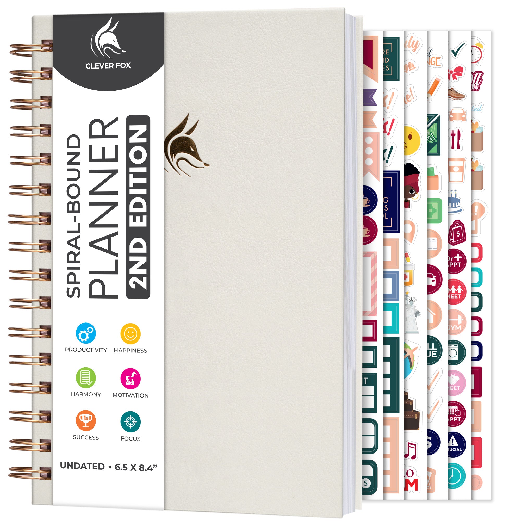 Weekly Planner 2nd Edition Spiral (A5) – Clever Fox®