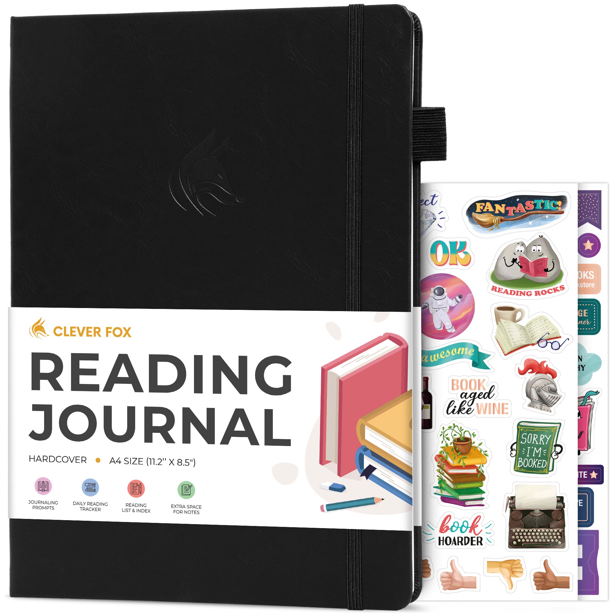 Reading Journal Large – Clever Fox®