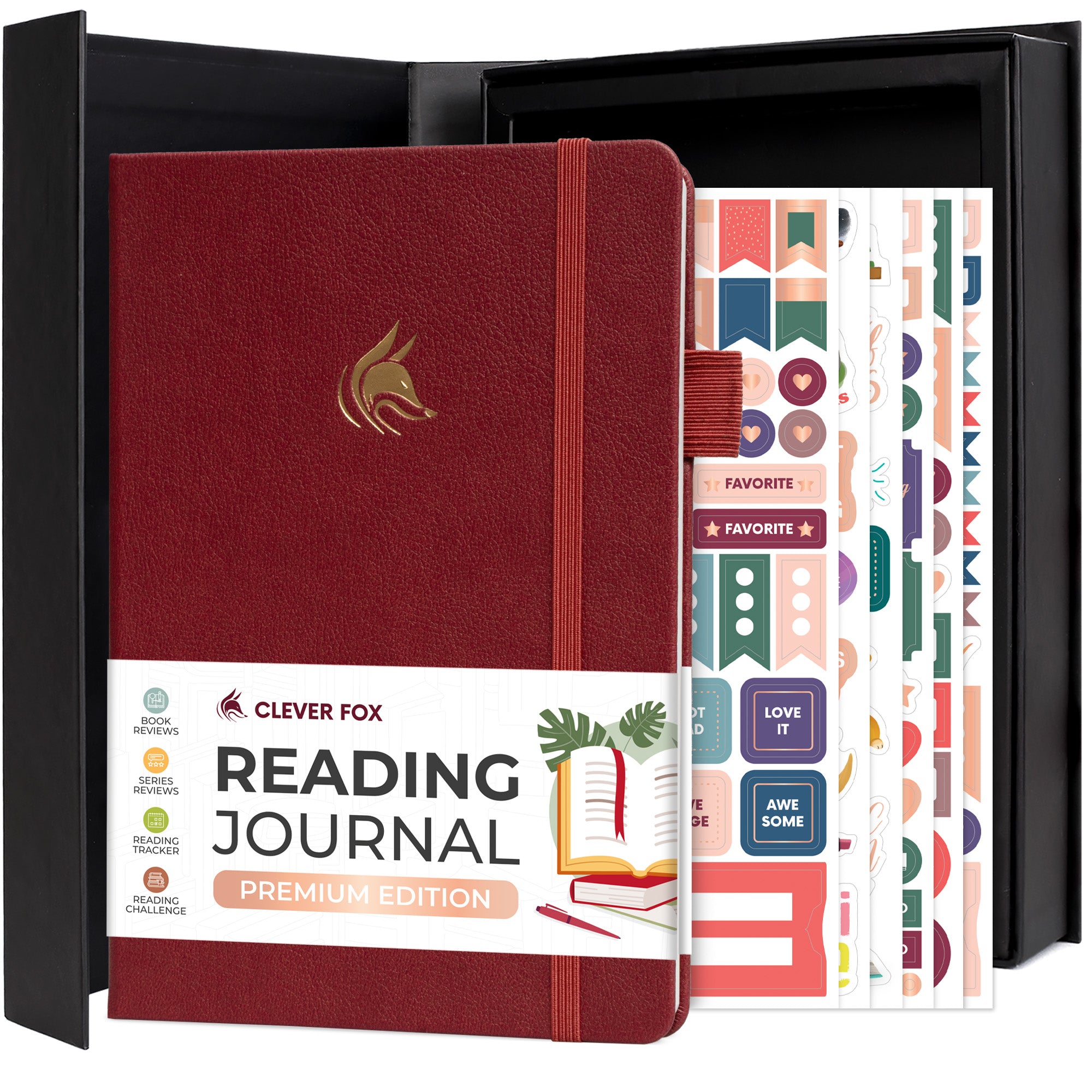 Reading Journal Premium – Clever Fox®